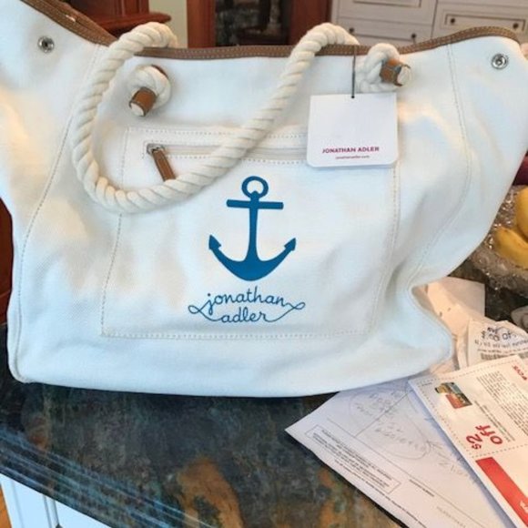 Jonathan Adler | Bags | Jonathan Adler Beach Sailors Bag | Poshmark